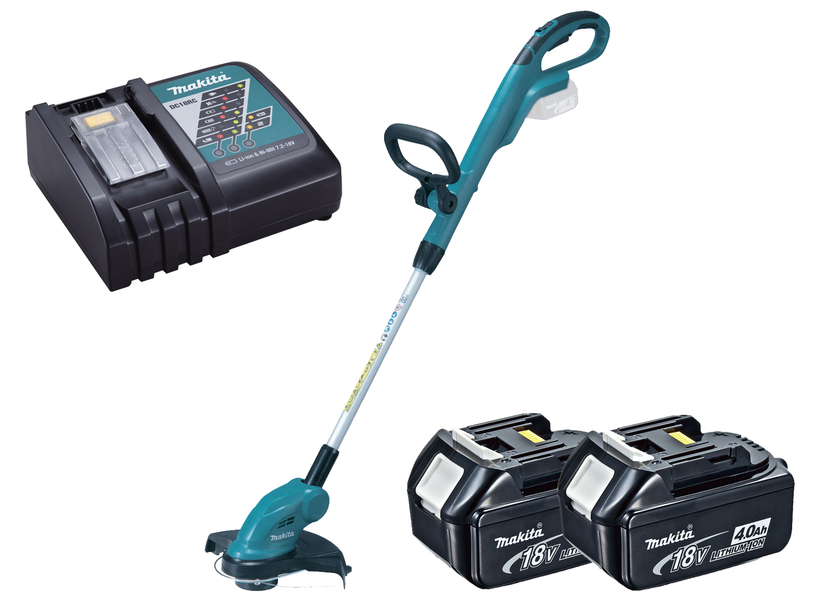Makita 18V Brushed LXT Line Trimmer - DUR181Z - 4.0Ah Pack