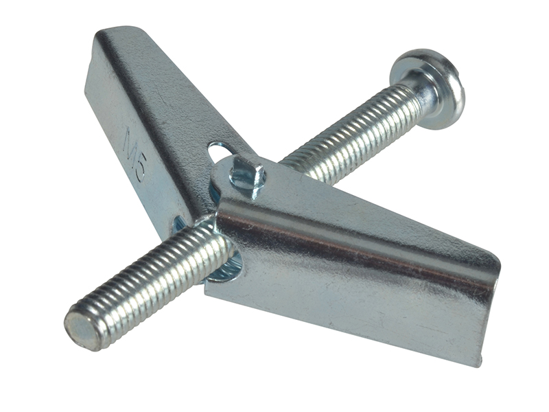 Forgepack Plasterboard Spring Toggles - ZP M5 x 50mm (Pk6) | MJ ...